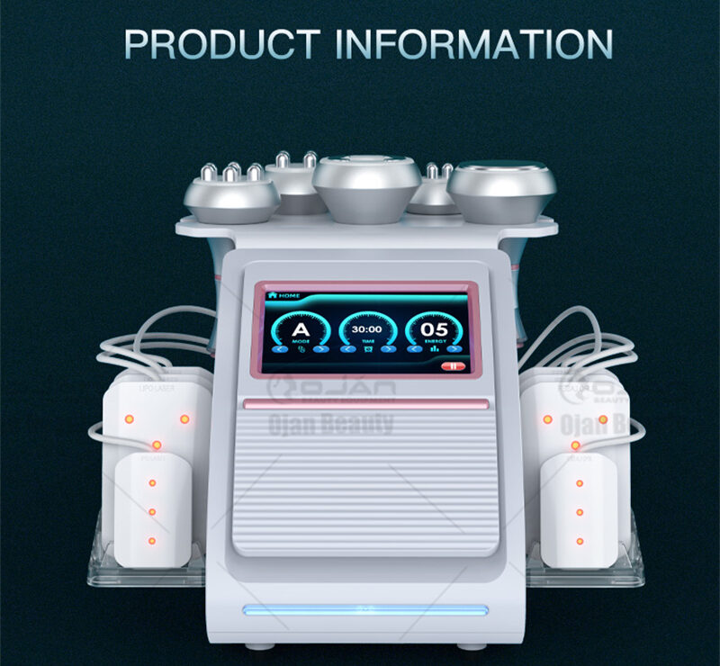 6 In 1 80K Ultrasonic Cavitation & Vacuum RF Slimming Machine ...